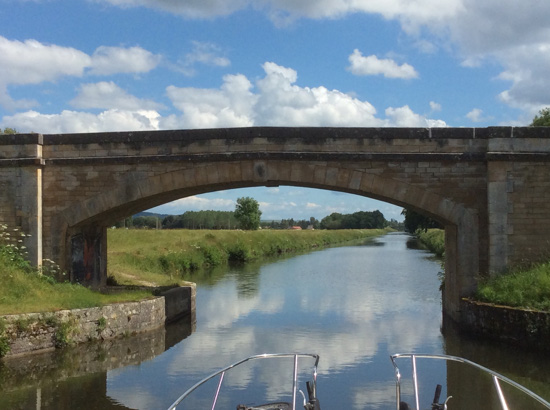 Barging on The Yonne River